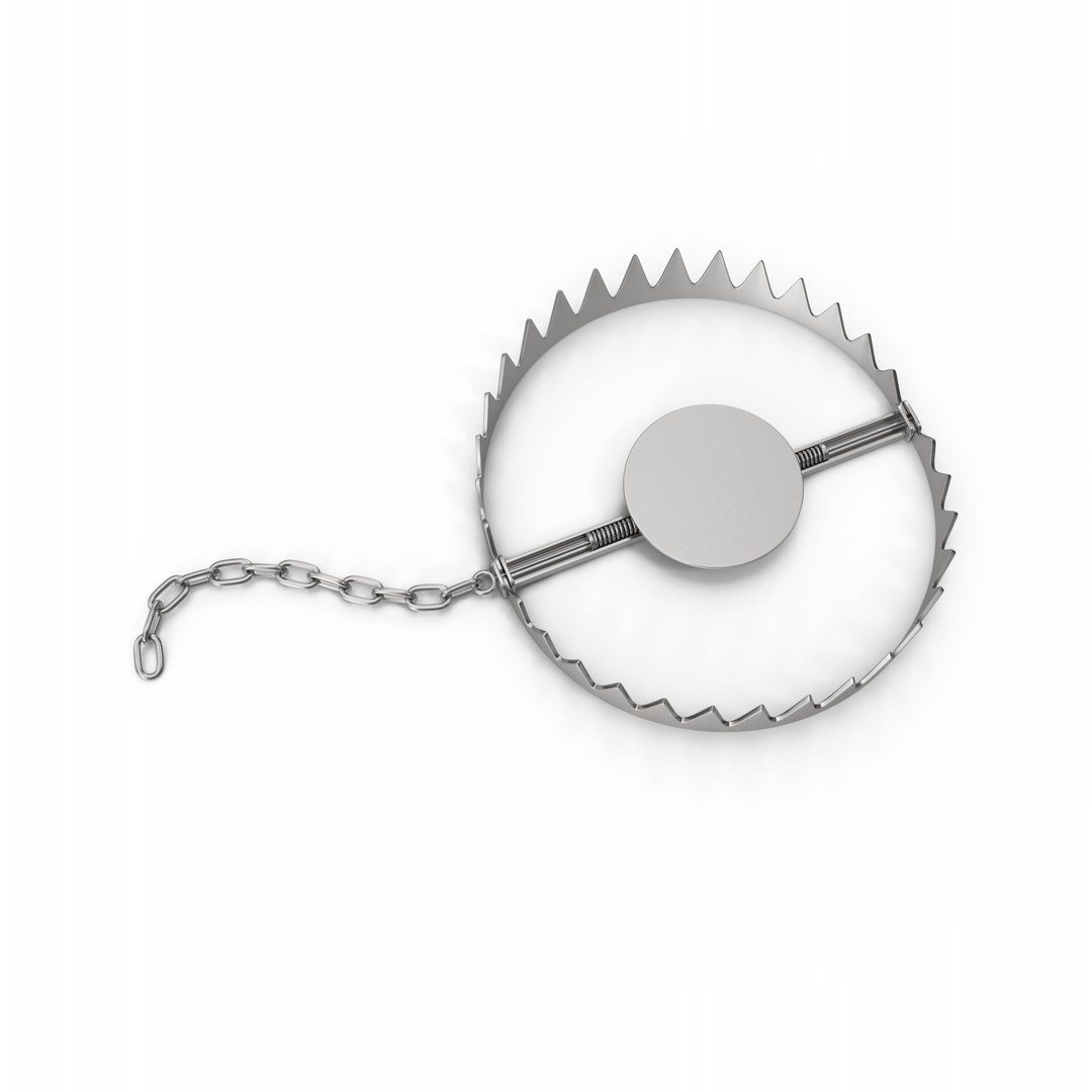 Bear Trap 3d Model Turbosquid 2063884