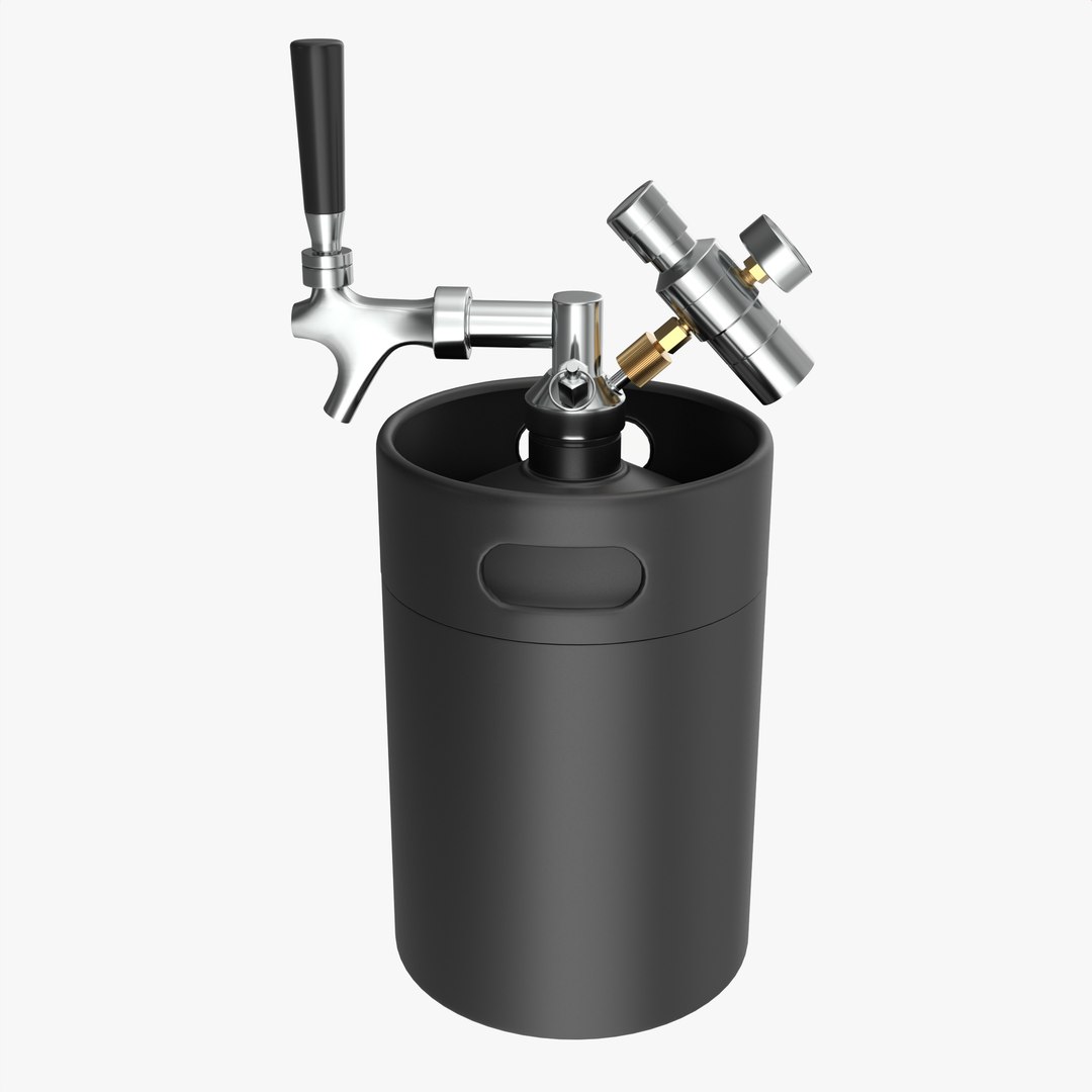 3D Pressurized Keg System 01 Model - TurboSquid 1935486