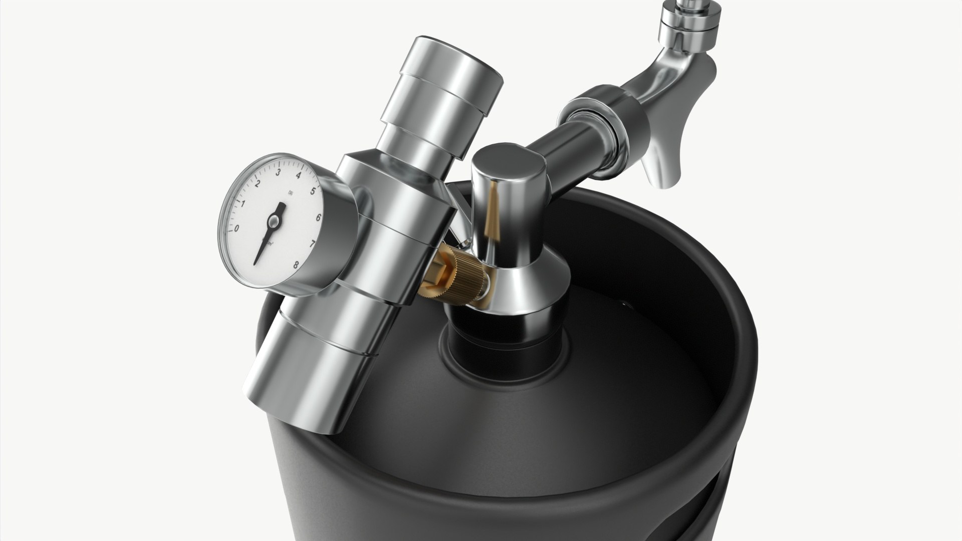 3D Pressurized Keg System 01 Model - TurboSquid 1935486