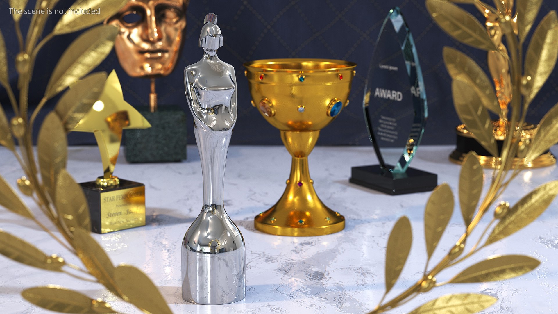 3D BRIT Award Trophy Glossy - TurboSquid 1718403