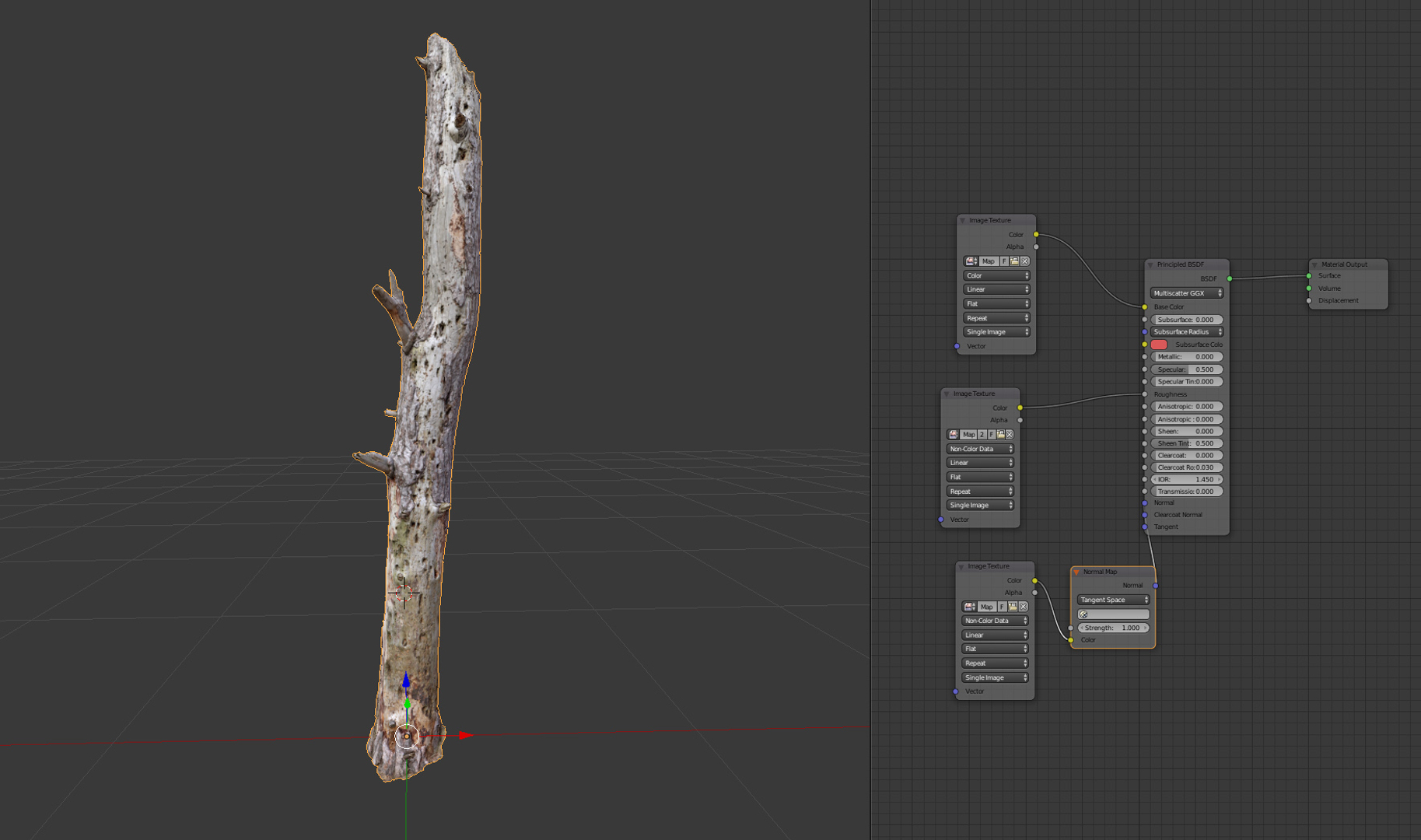 3D dead tree scan - TurboSquid 1400582