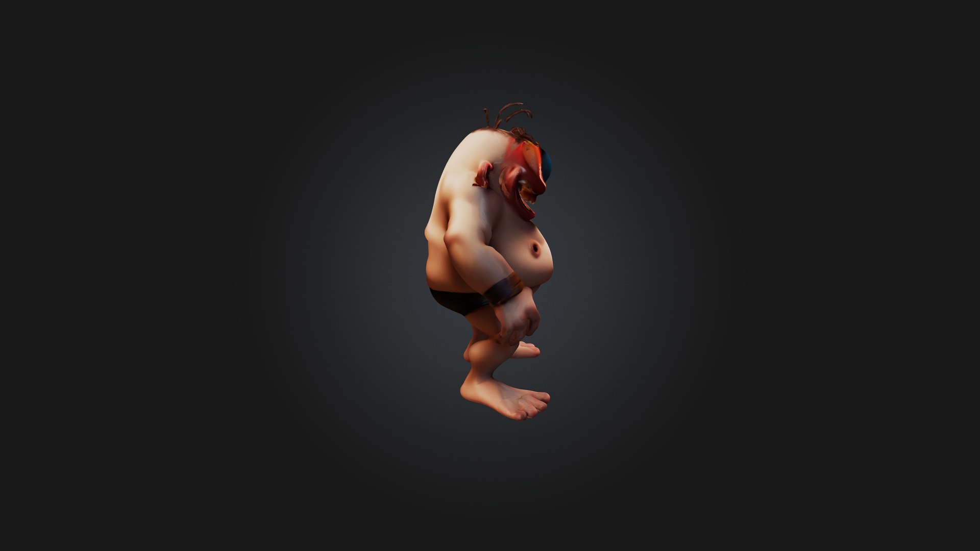 Cartoon Cyclops Model - TurboSquid 2291721