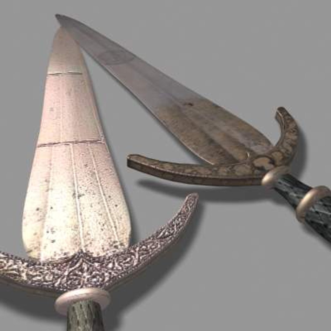 Ancient Knives 3d Model
