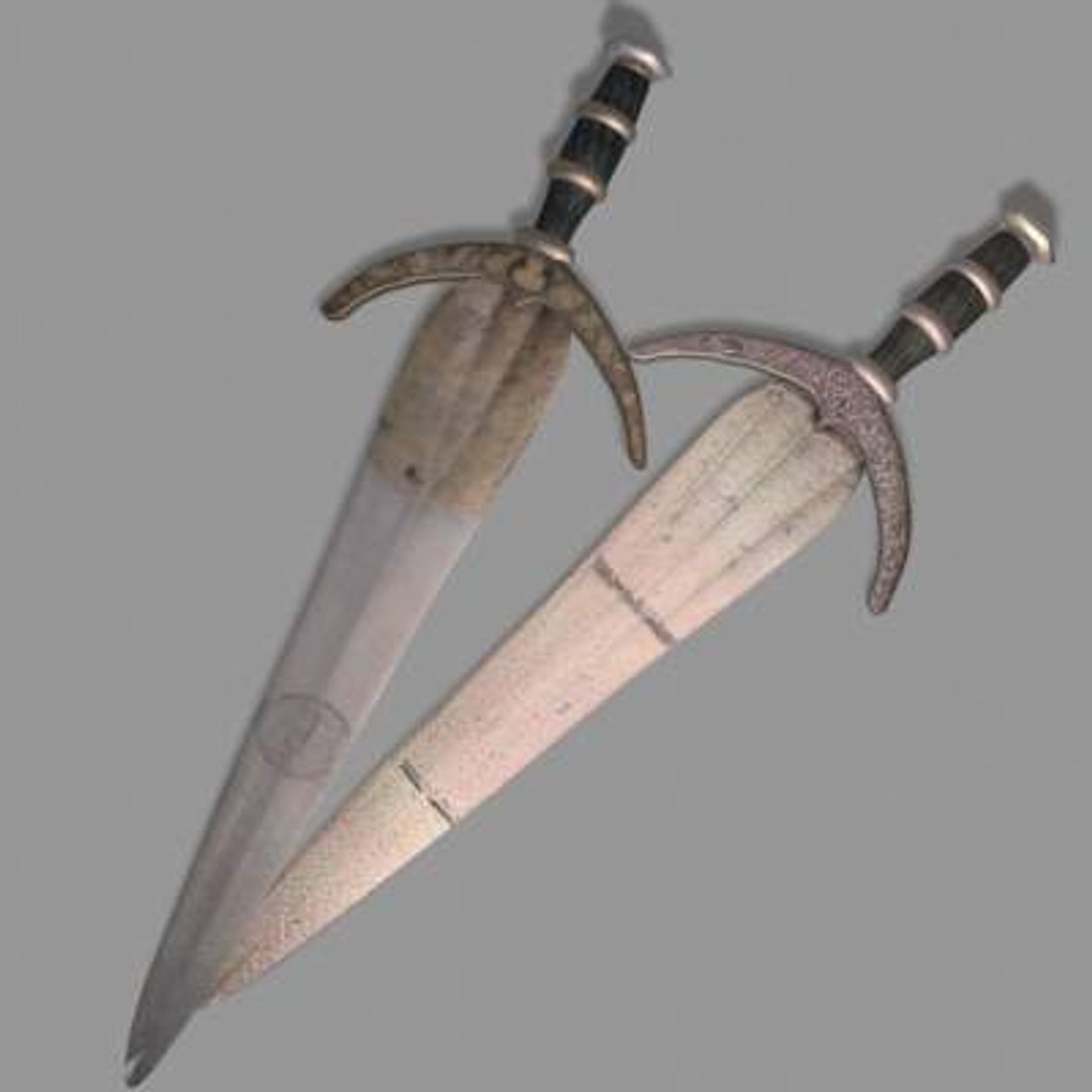 Ancient Knives 3d Model