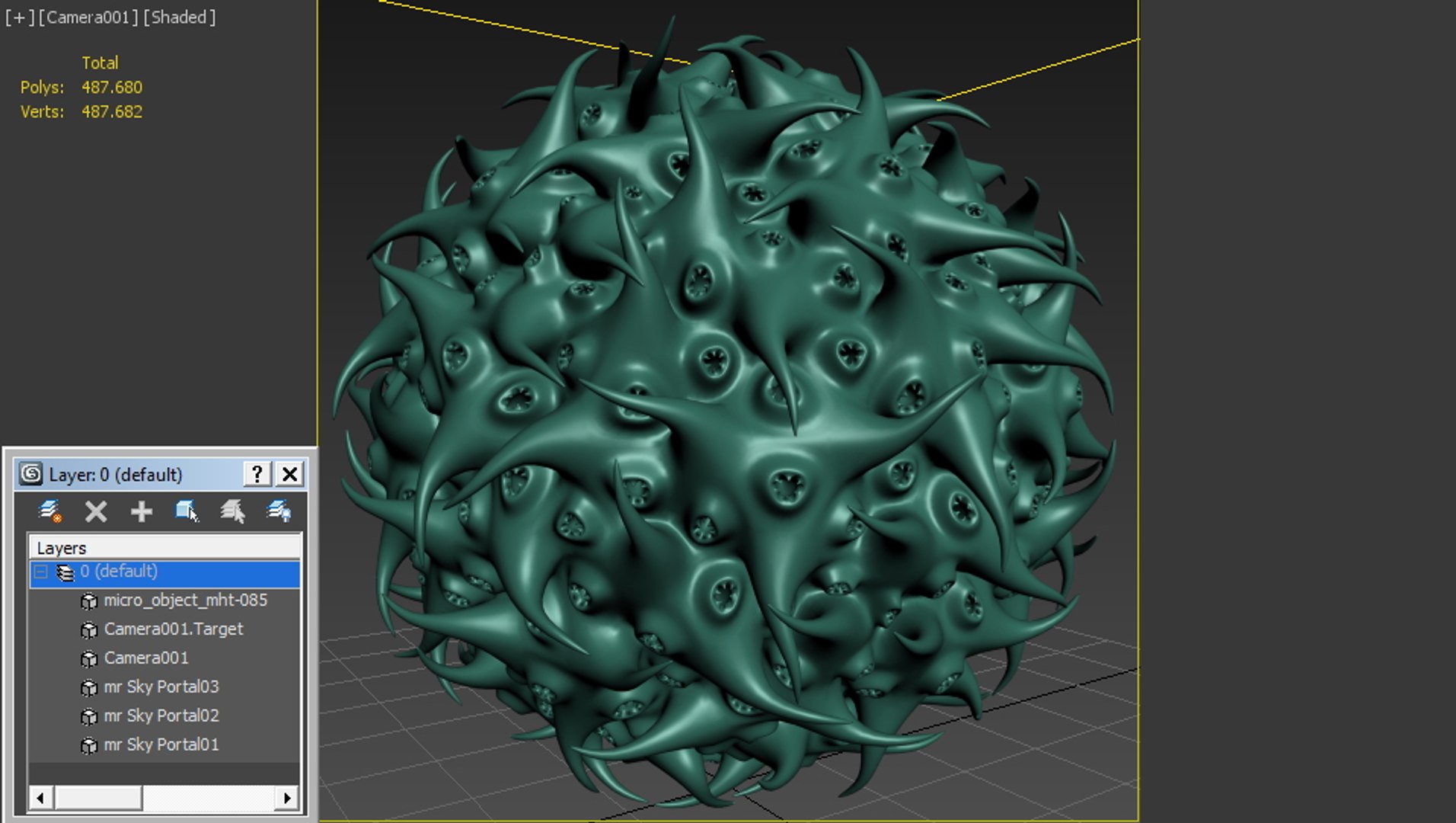 3d model micro object mht