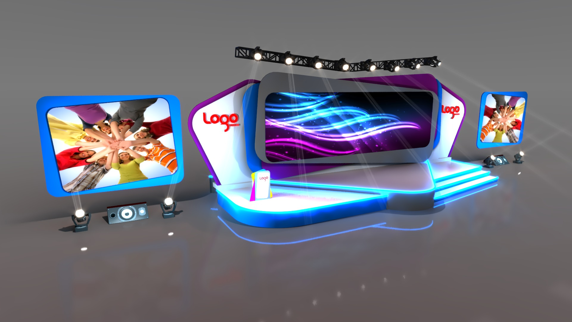 Watchout Stage Idea 5 3D - TurboSquid 1976811