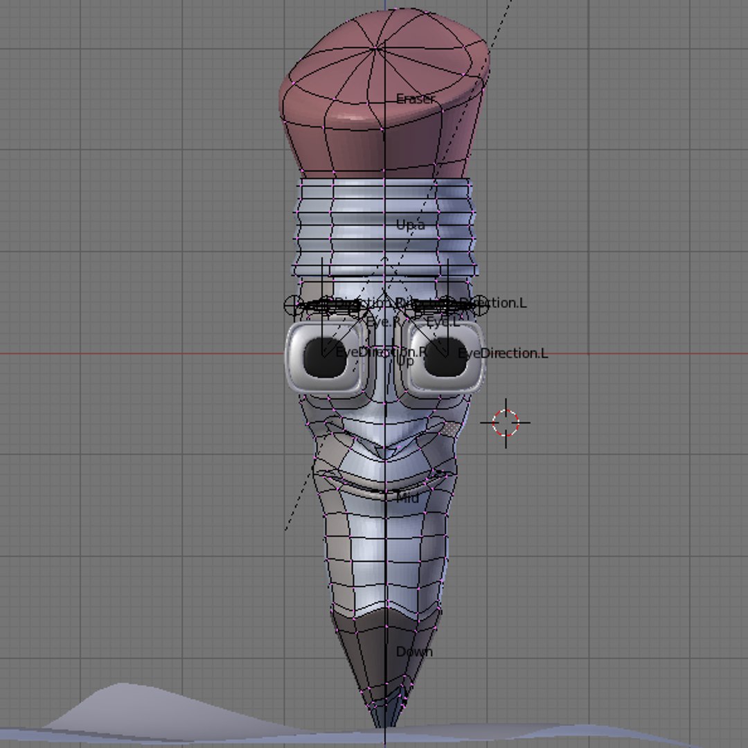 pen character 3d model