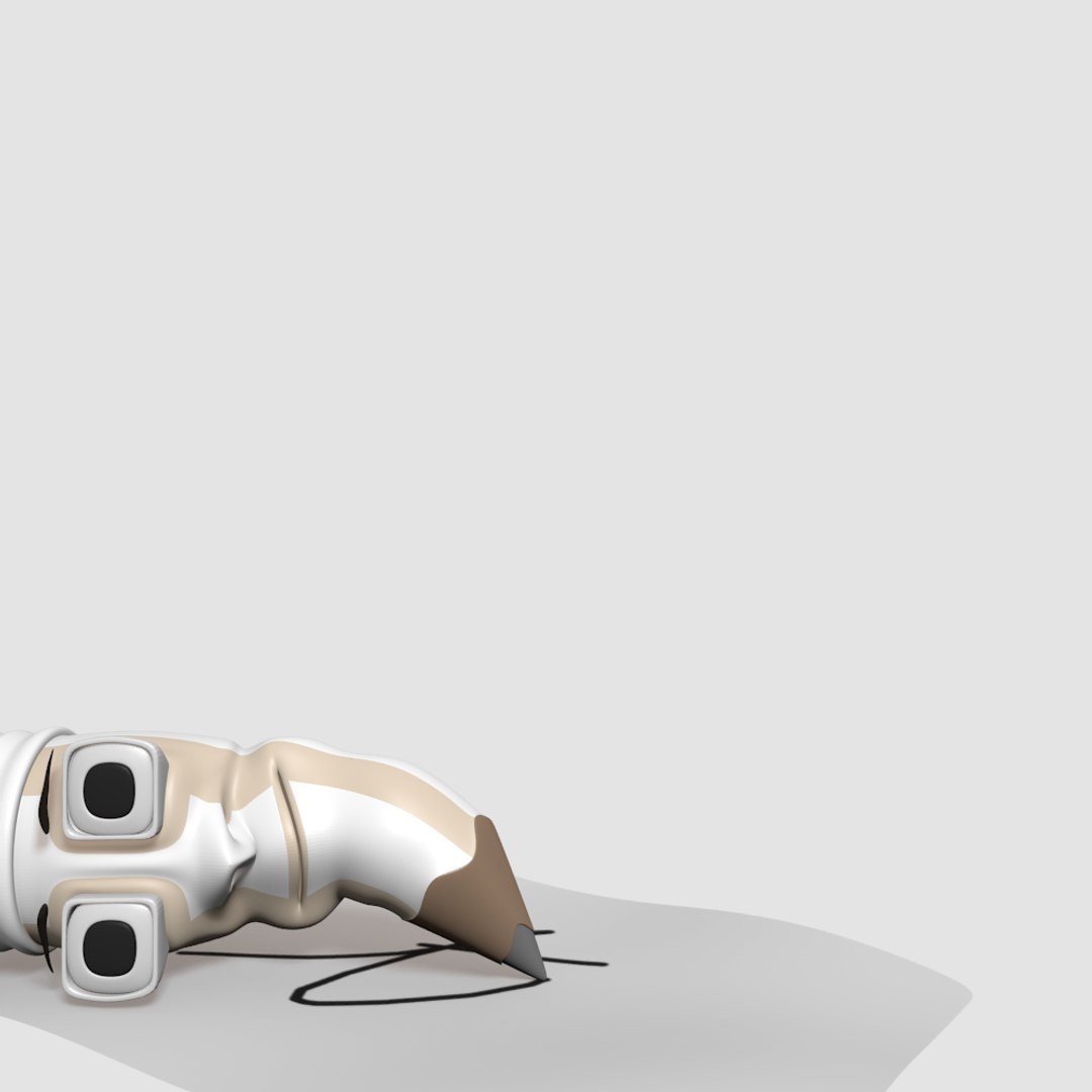 pen character 3d model