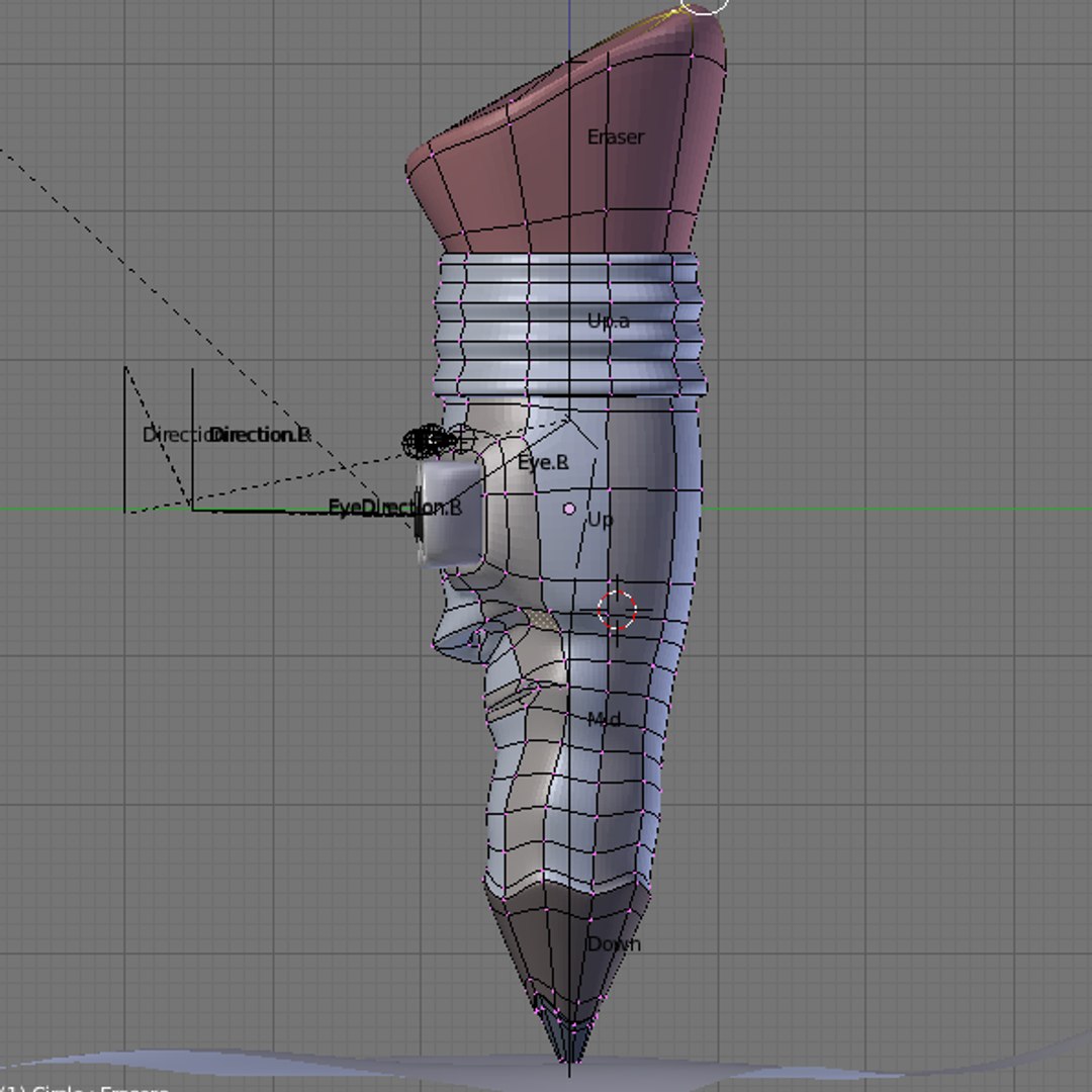 pen character 3d model