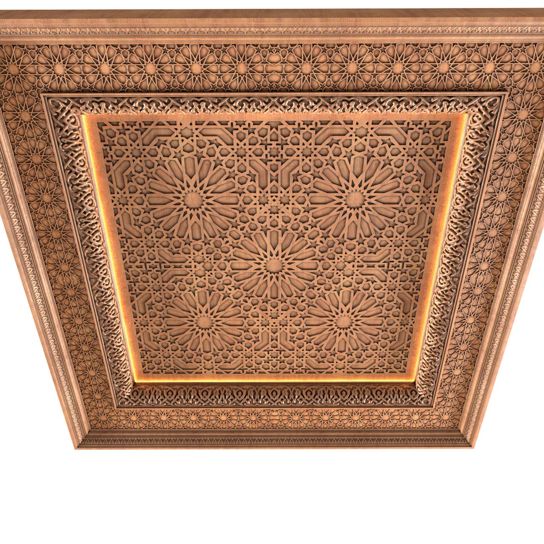 Arabic Oriental Classic Ceiling Set 3D - TurboSquid 1972720