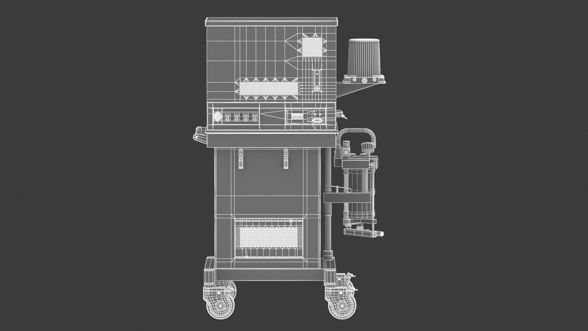 3D Medical Anesthesia Machine Model - TurboSquid 2363399