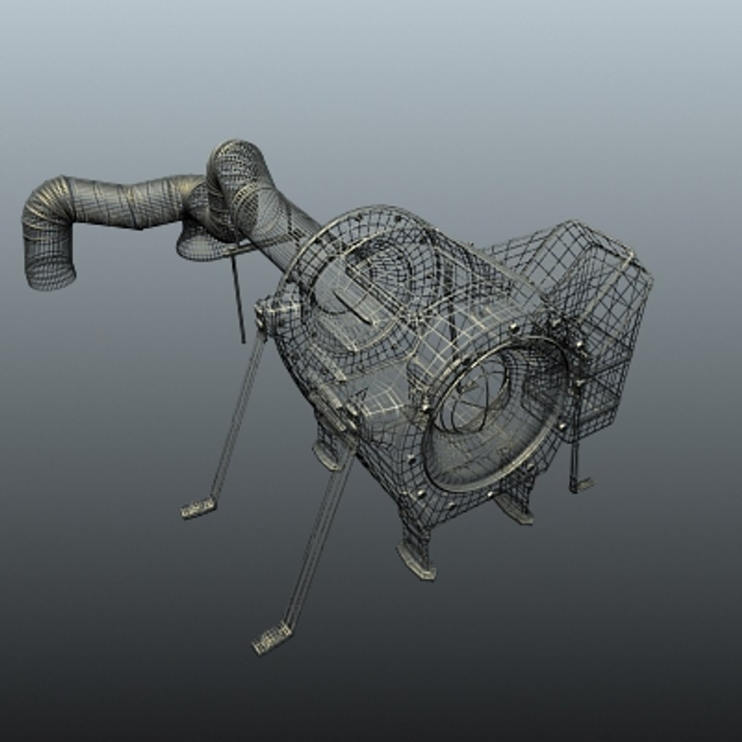 3d Model Ac Unit Architecture