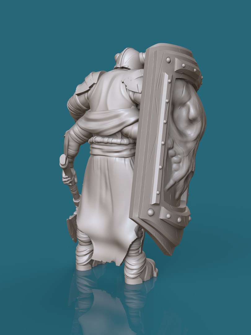 Four-armed Orc Knight Print Model - TurboSquid 1816055