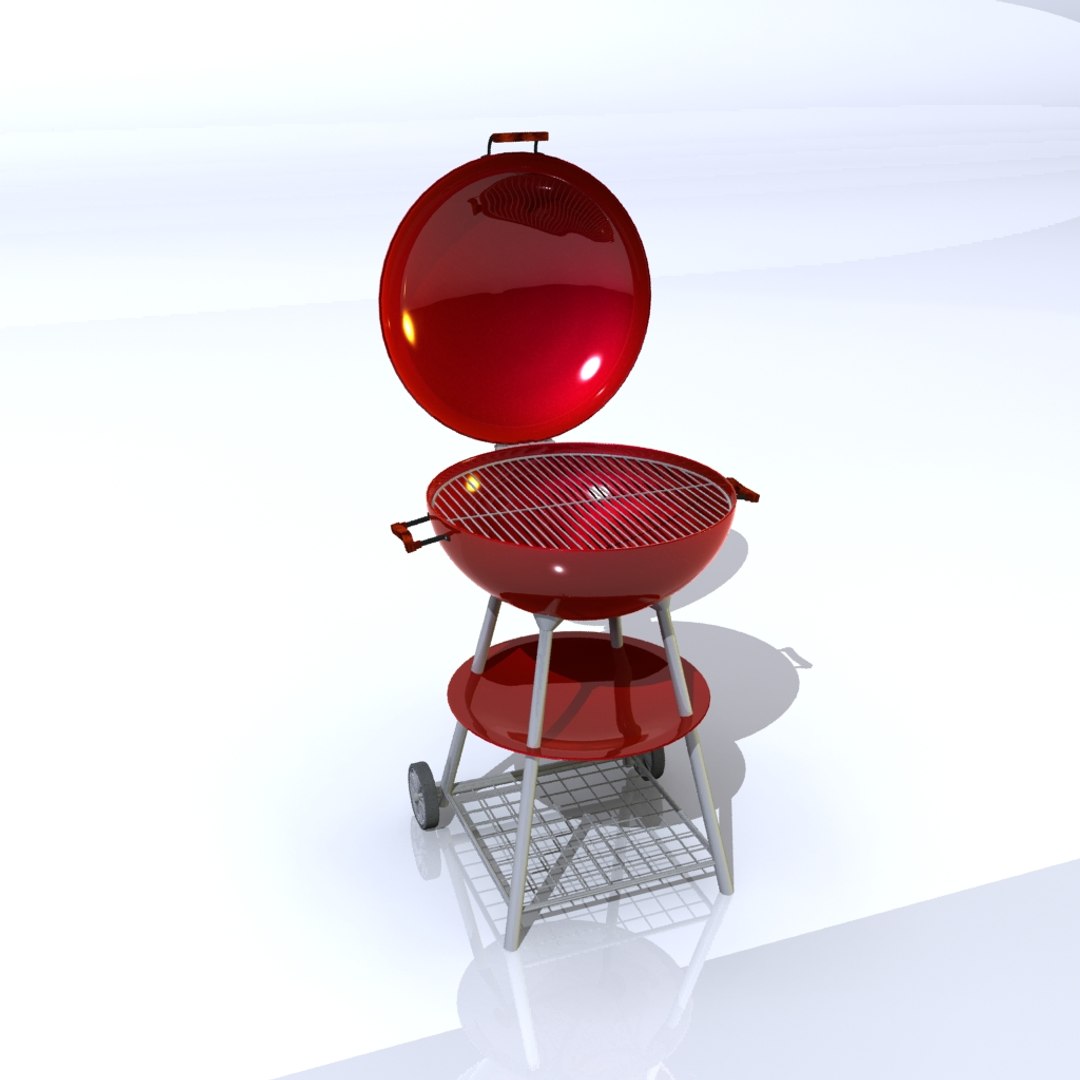 Grill Barbeque 3d Model