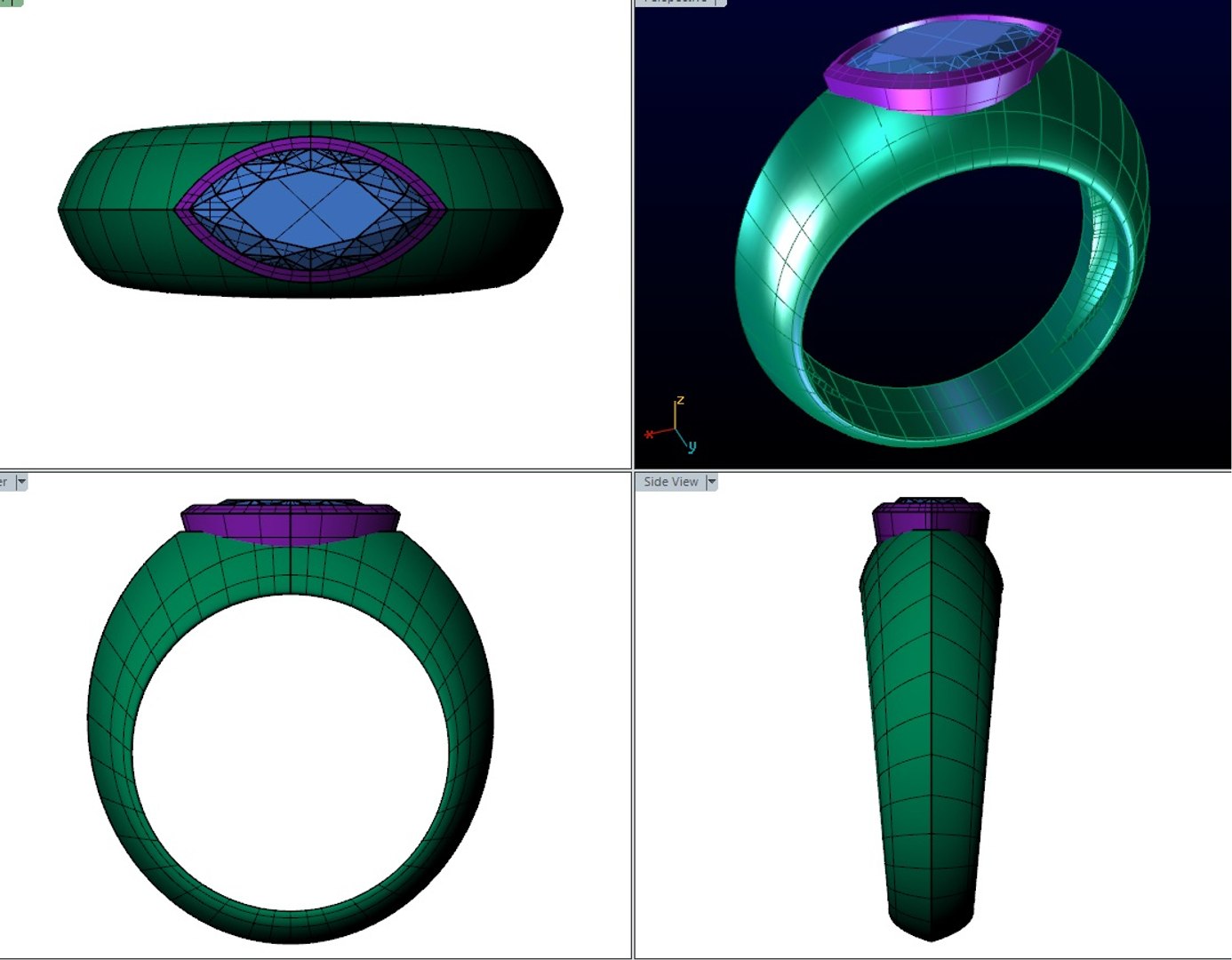 Free Diamond Ring Model - TurboSquid 1713698
