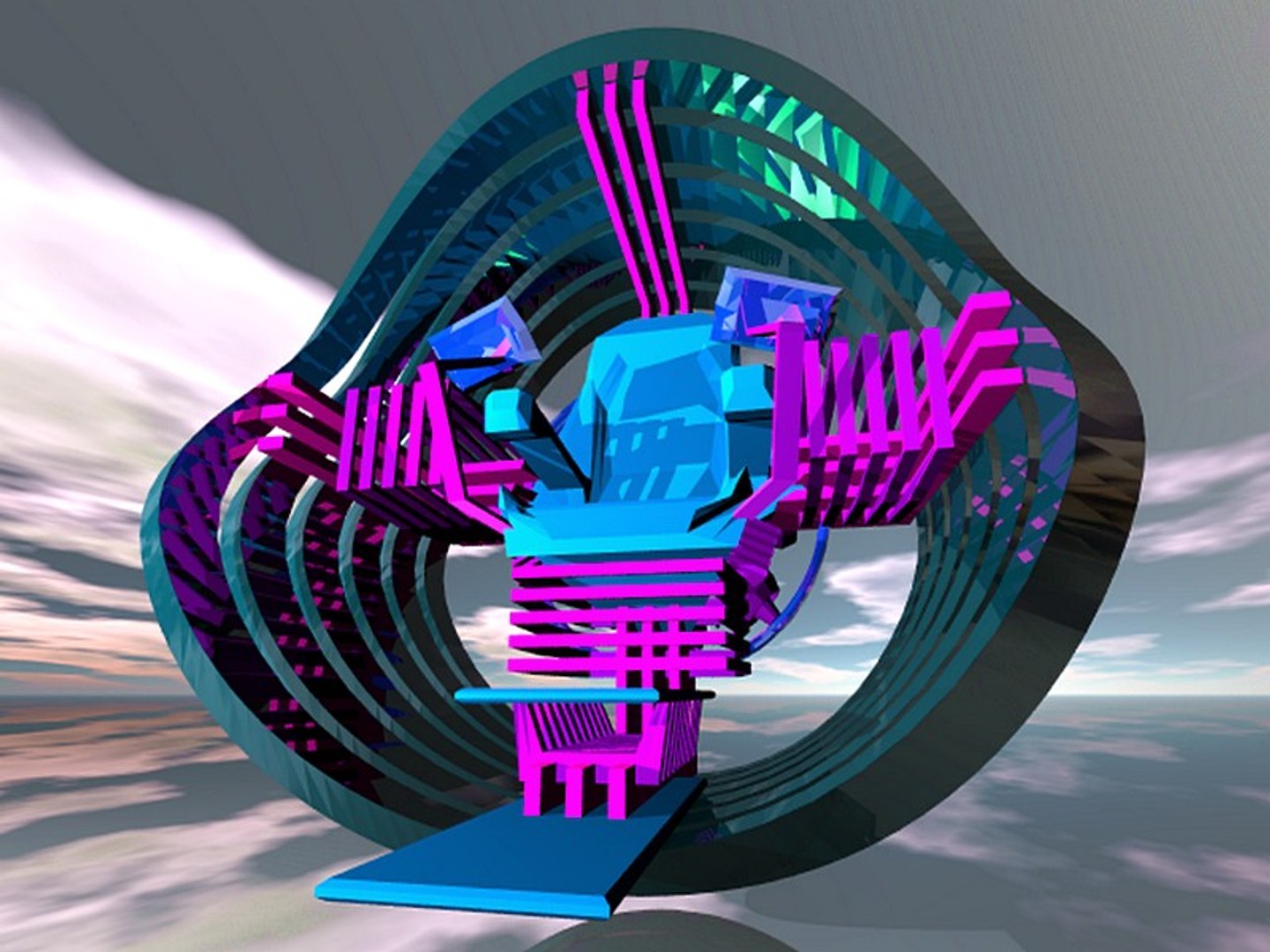 Timechair Time 3d Model