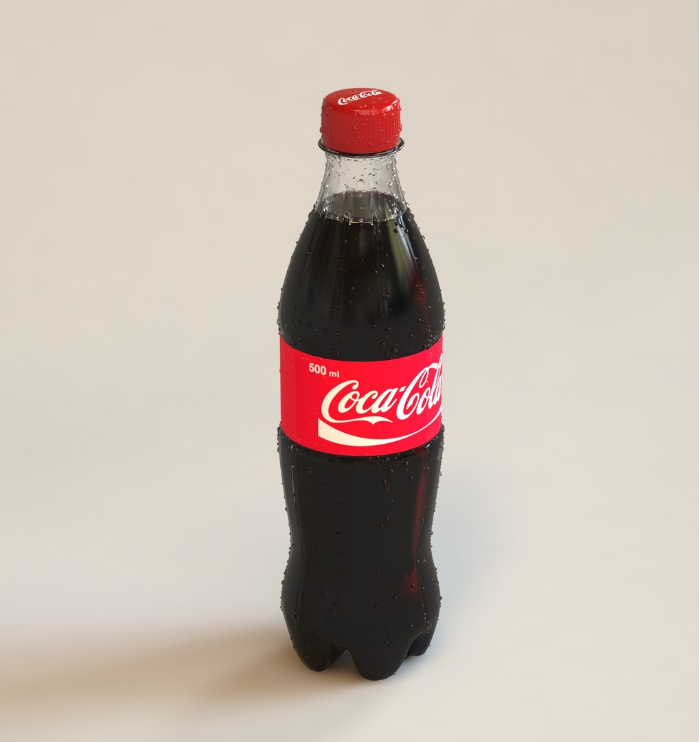 Coca-Cola Bottle 500ml Model - TurboSquid 1720815