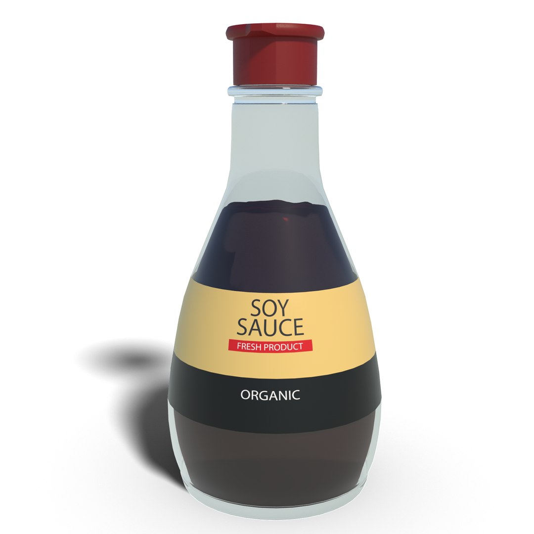 Soy Sauce Bottle Model - TurboSquid 2096715