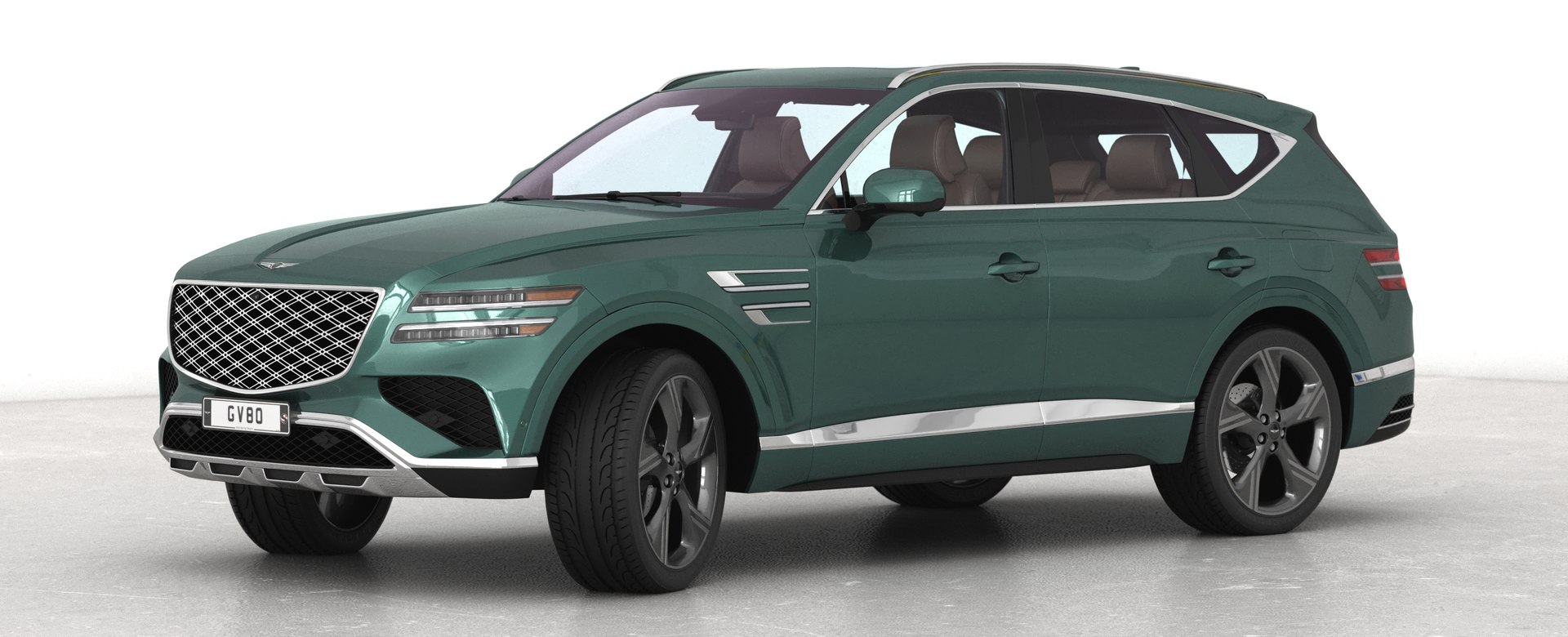 3D Model Genesis GV80 2024 With Interior - TurboSquid 2240136
