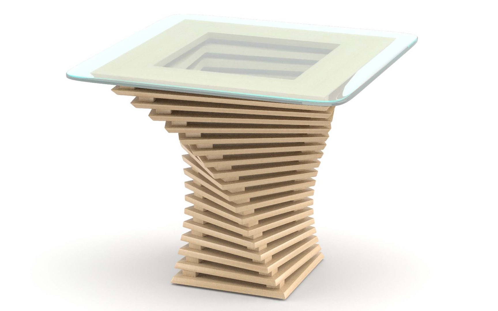 Wooden Table Parametric Model - TurboSquid 1663277