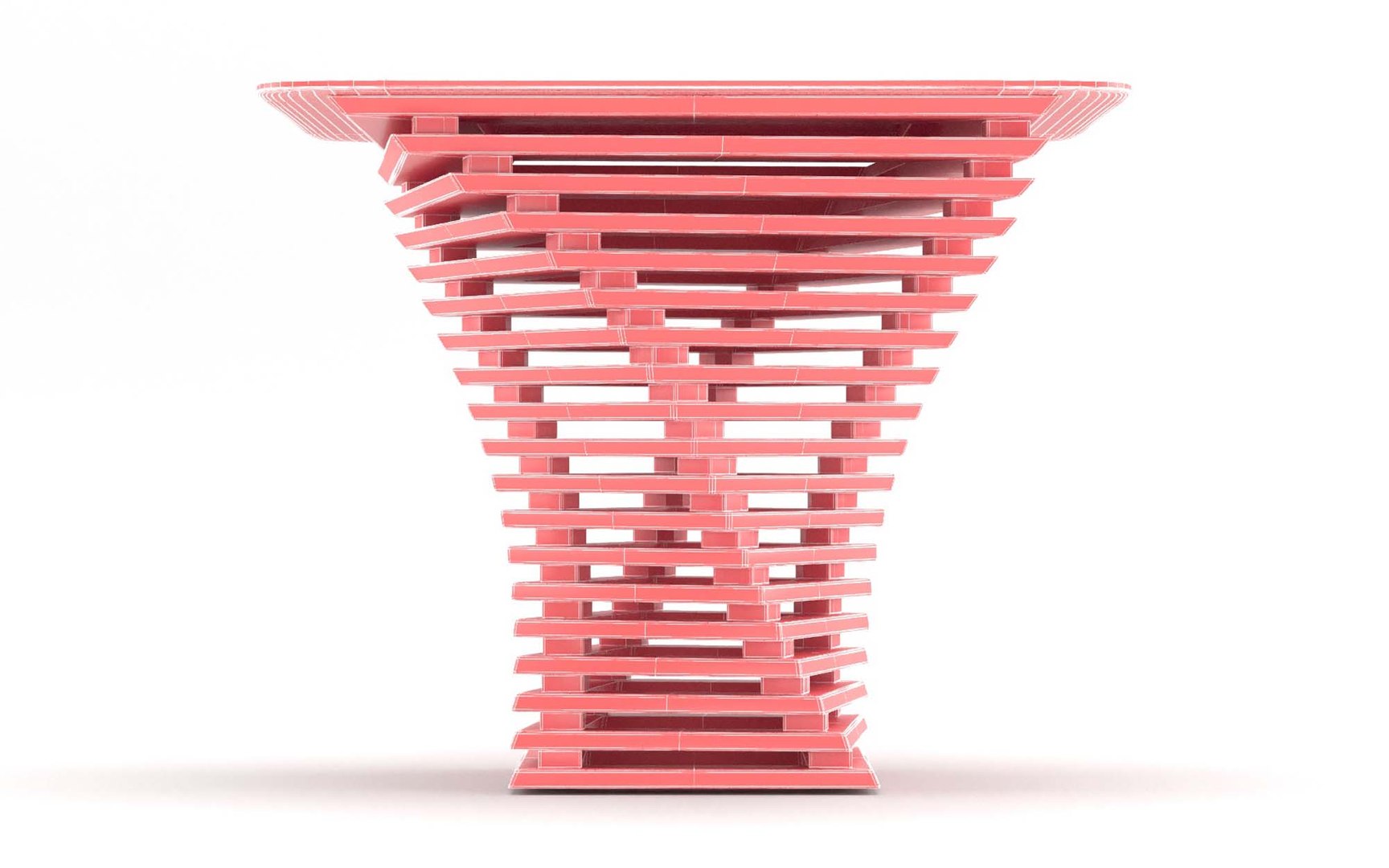 Wooden Table Parametric Model - TurboSquid 1663277