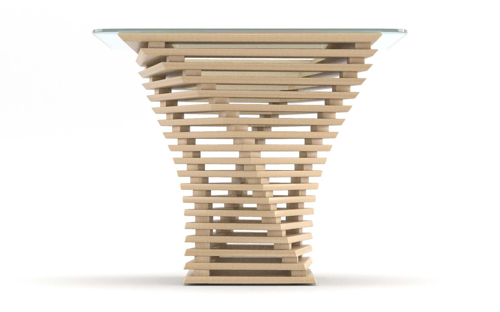 Wooden Table Parametric Model - TurboSquid 1663277