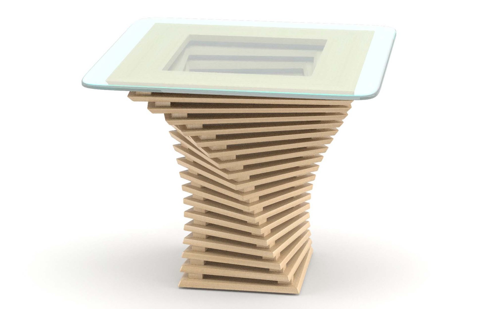 Wooden Table Parametric Model - TurboSquid 1663277