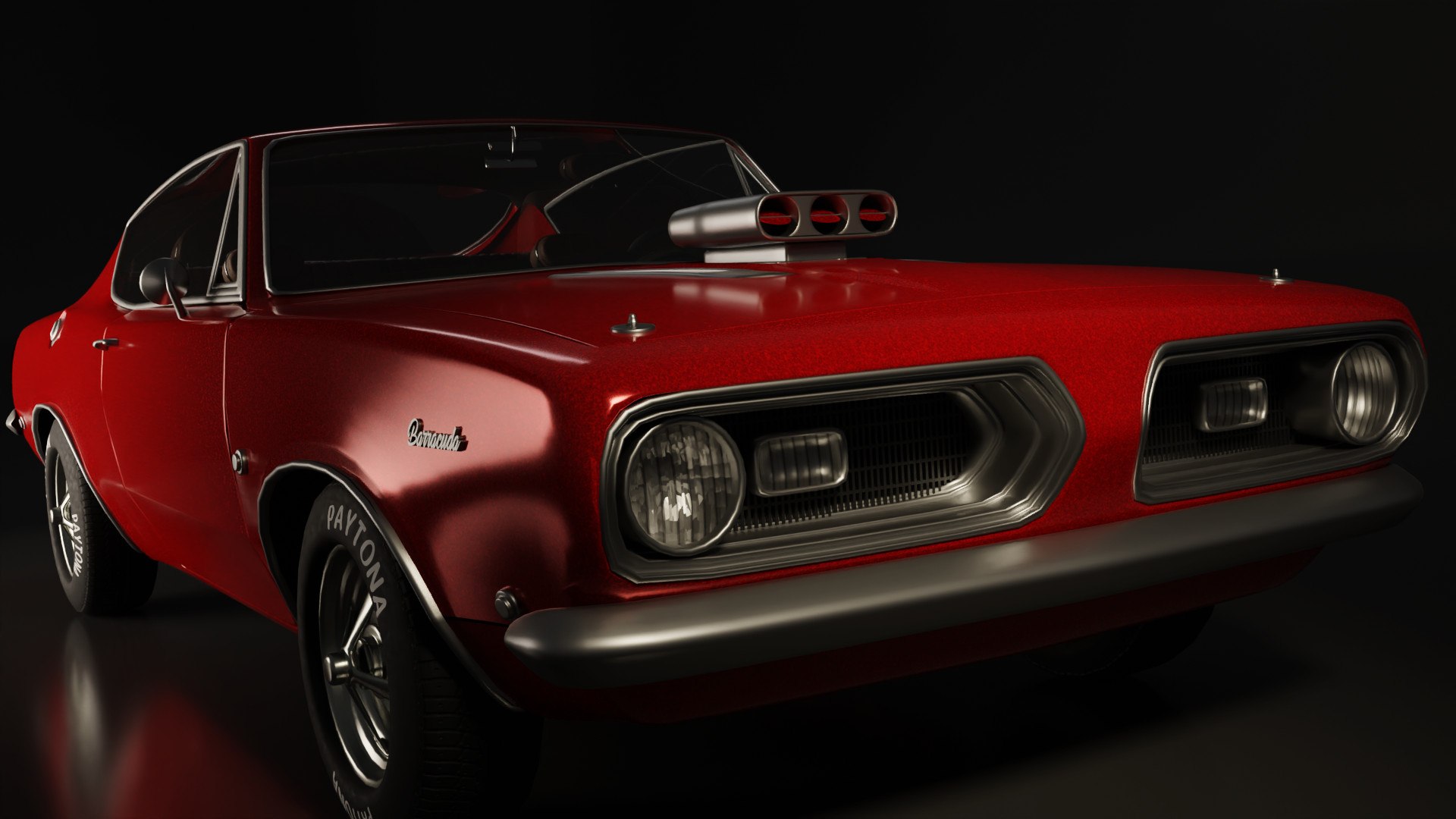 Muscle Car 3D - TurboSquid 1976519