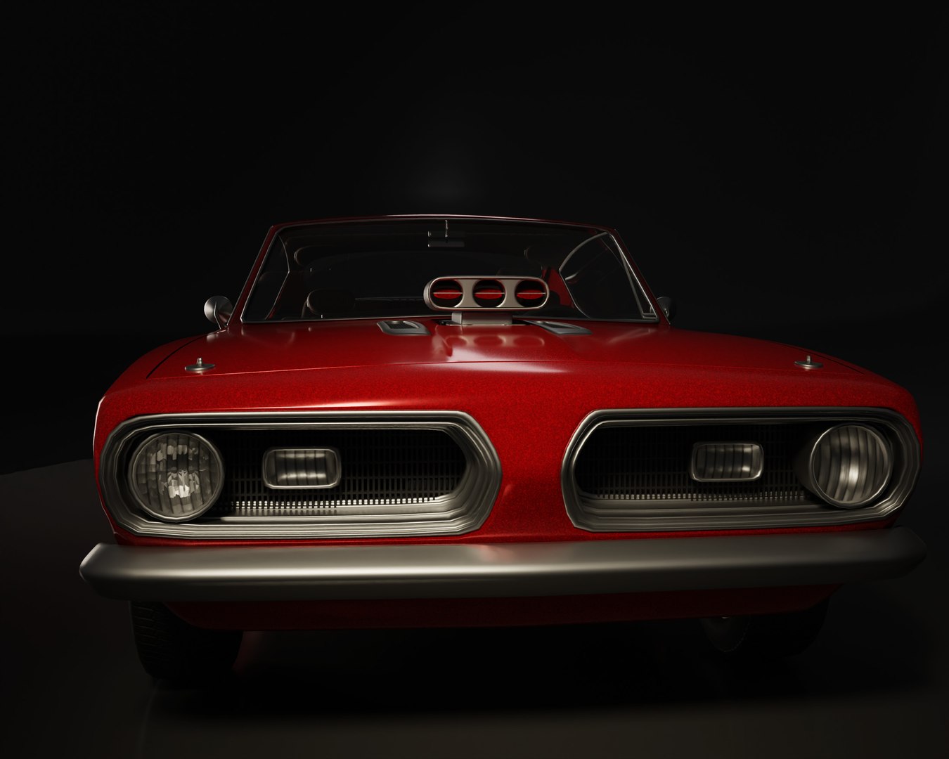 Muscle Car 3D - TurboSquid 1976519