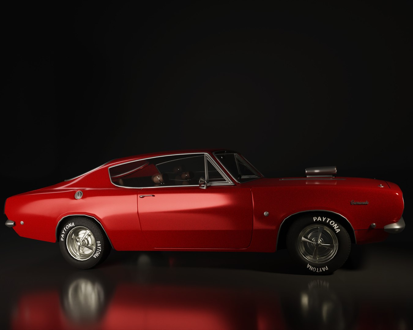 Muscle Car 3D - TurboSquid 1976519