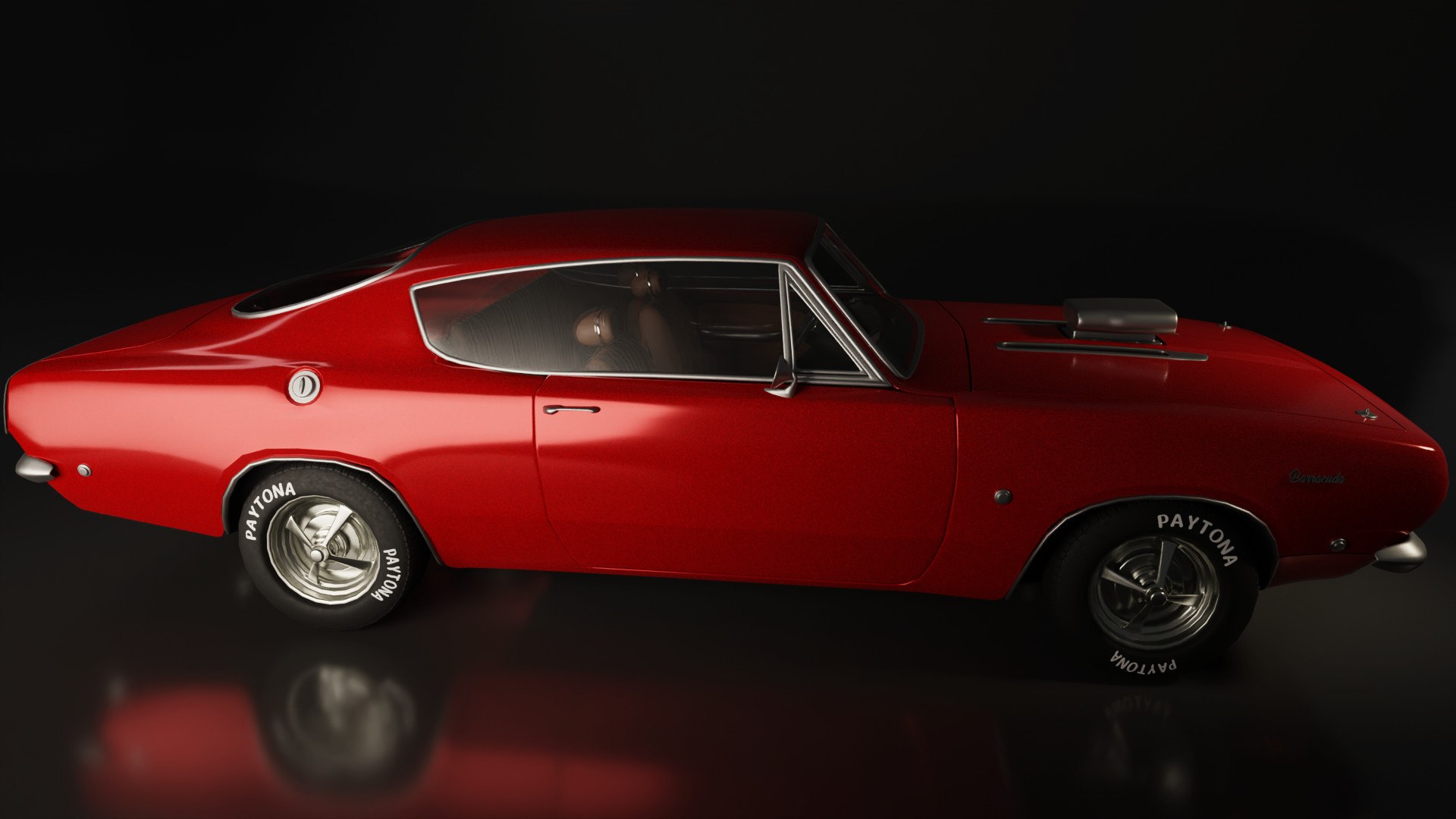 Muscle Car 3D - TurboSquid 1976519