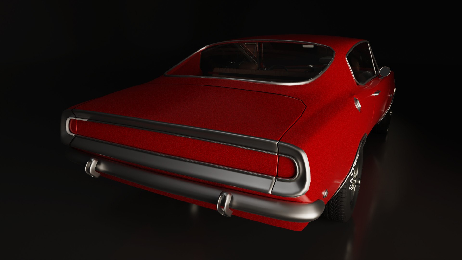 Muscle Car 3D - TurboSquid 1976519