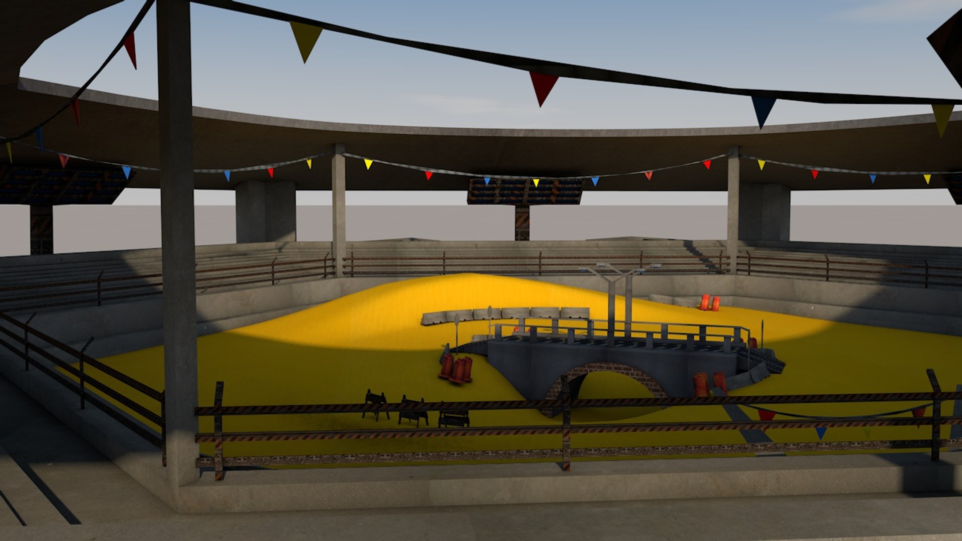 Racecourse Race 3d Model