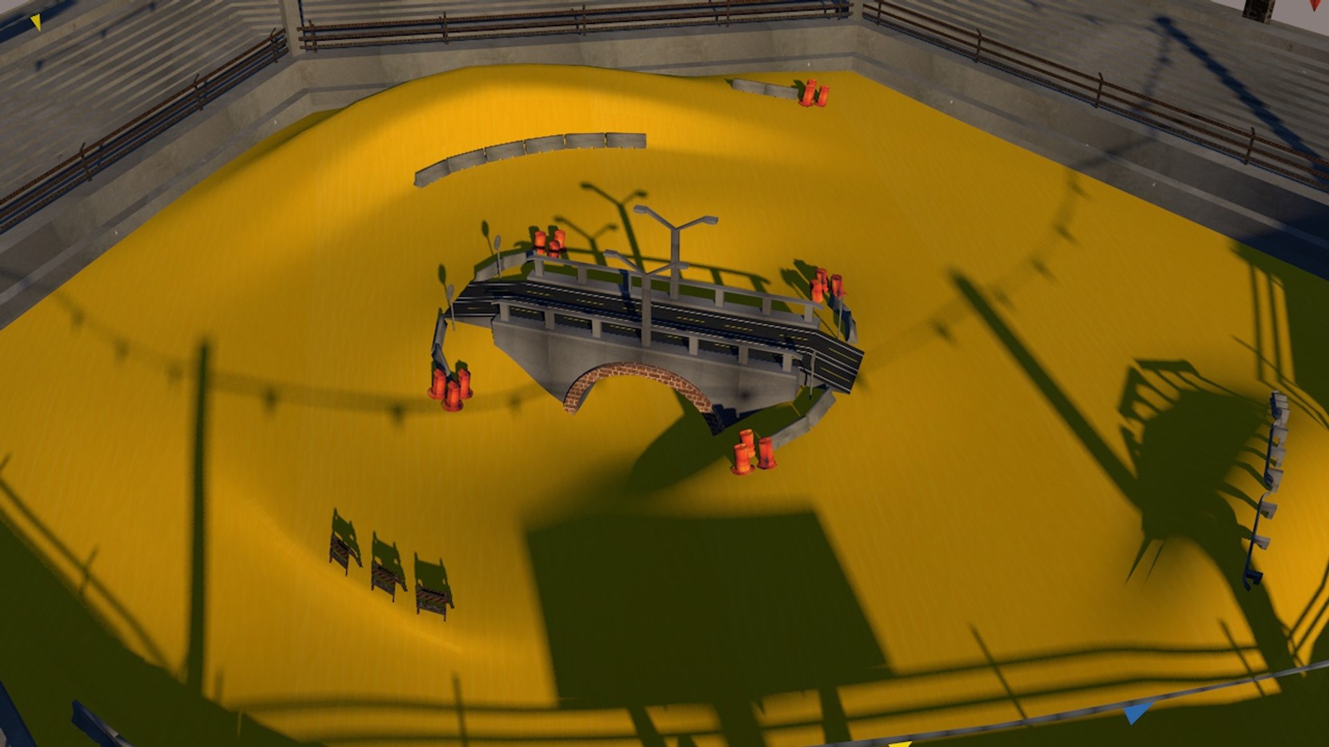 Racecourse Race 3d Model