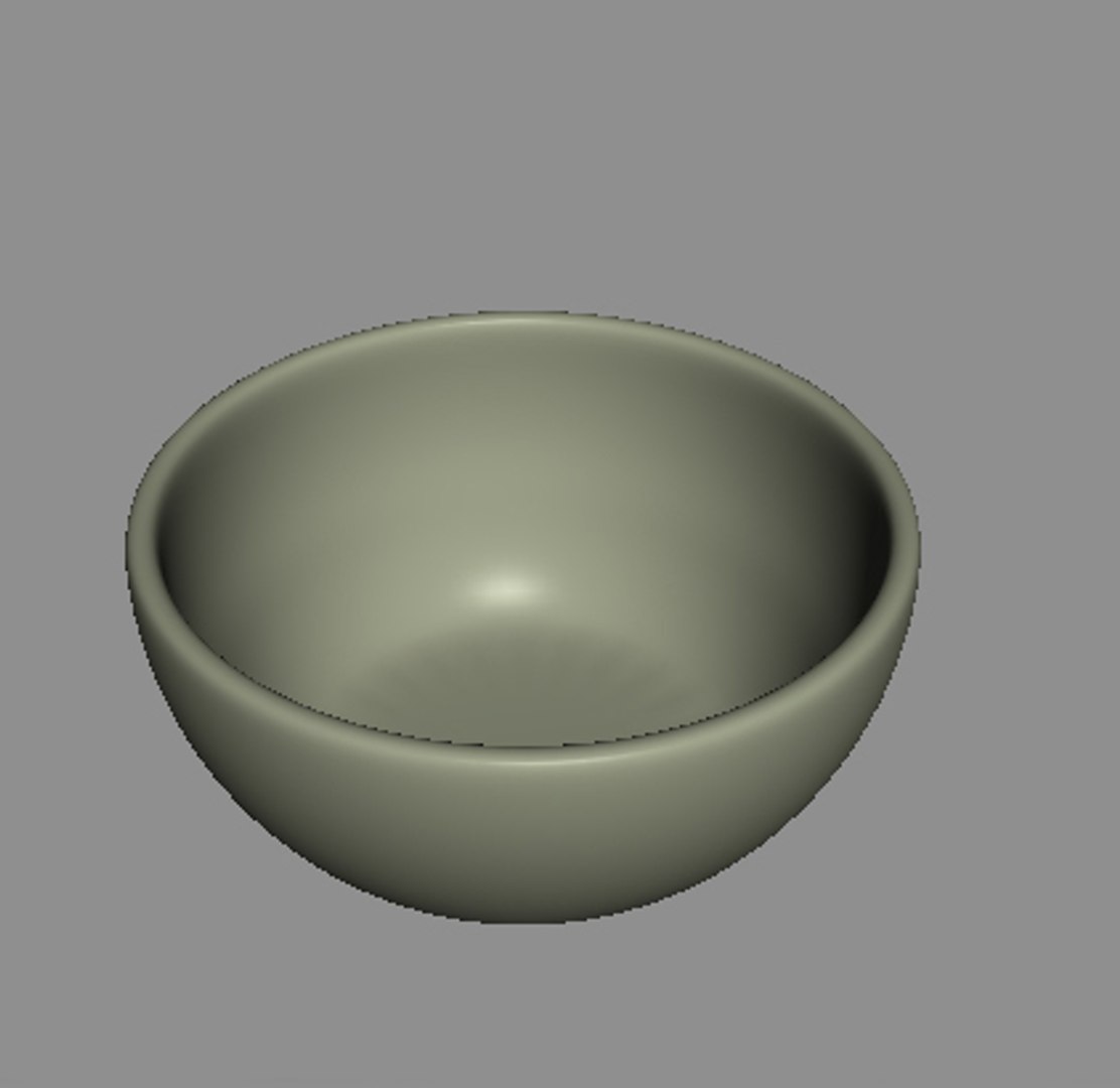 3d Bowl Model
