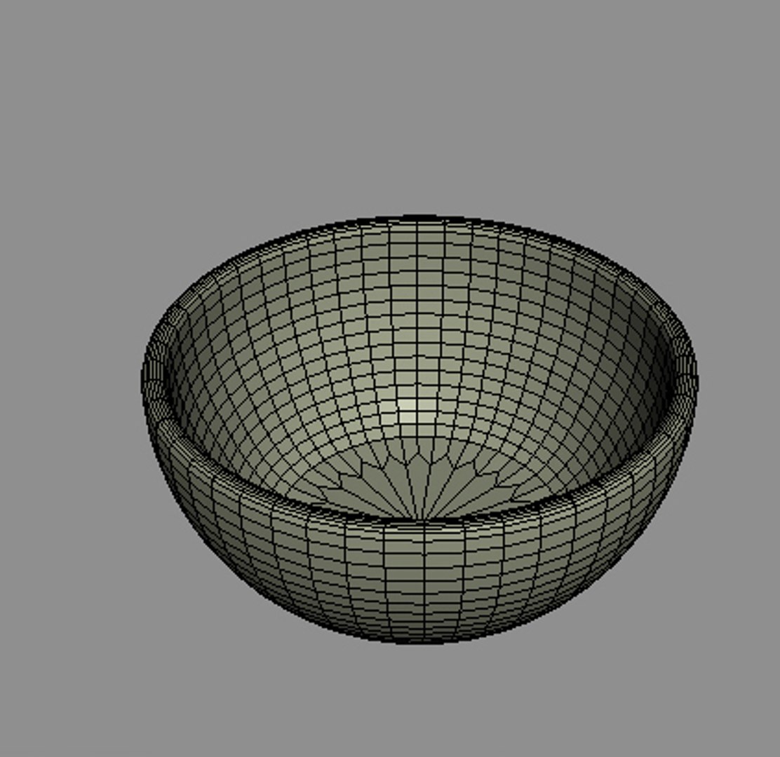 3d Bowl Model
