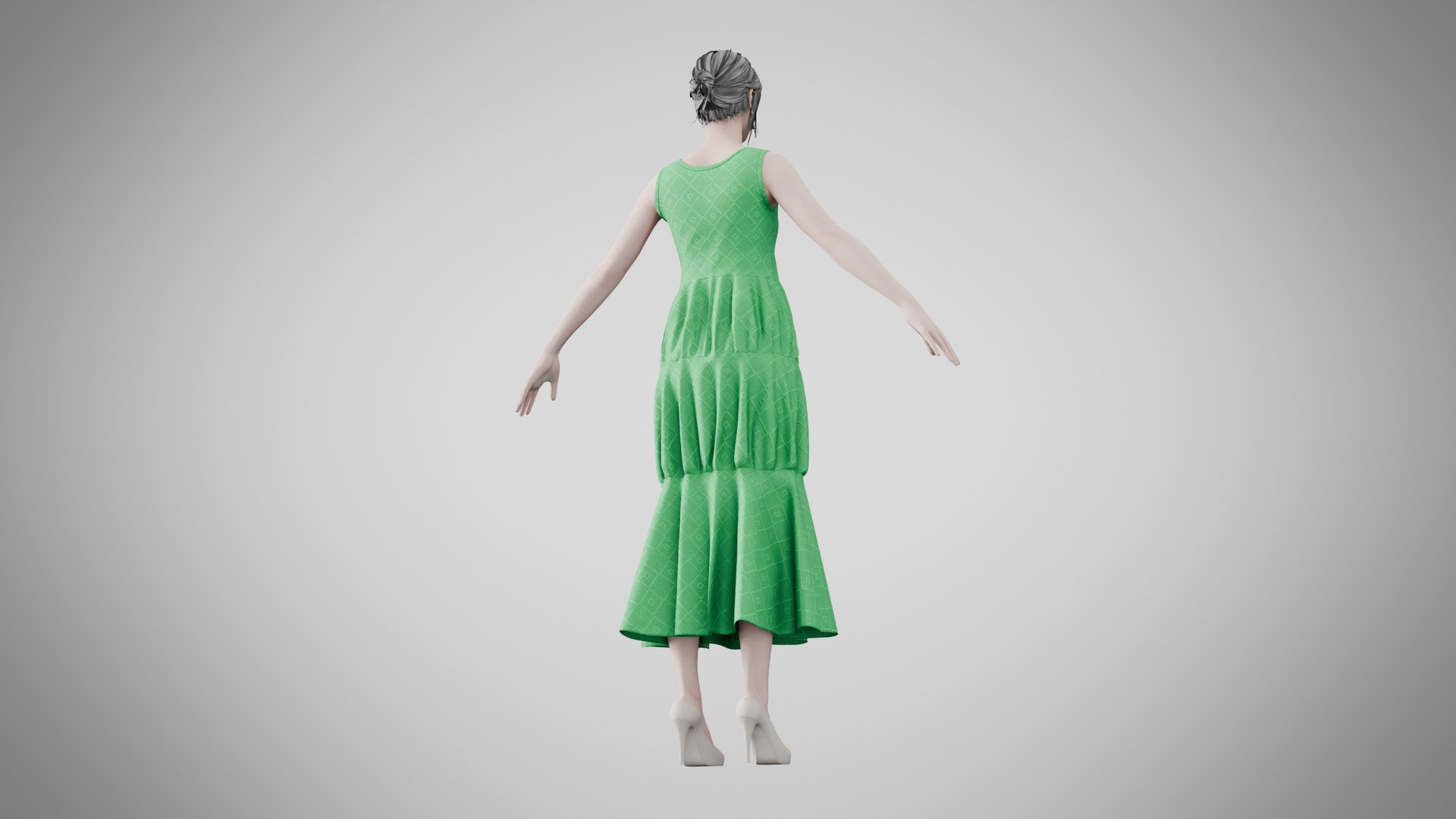 3D Dress 24 Bud Green - TurboSquid 2475528
