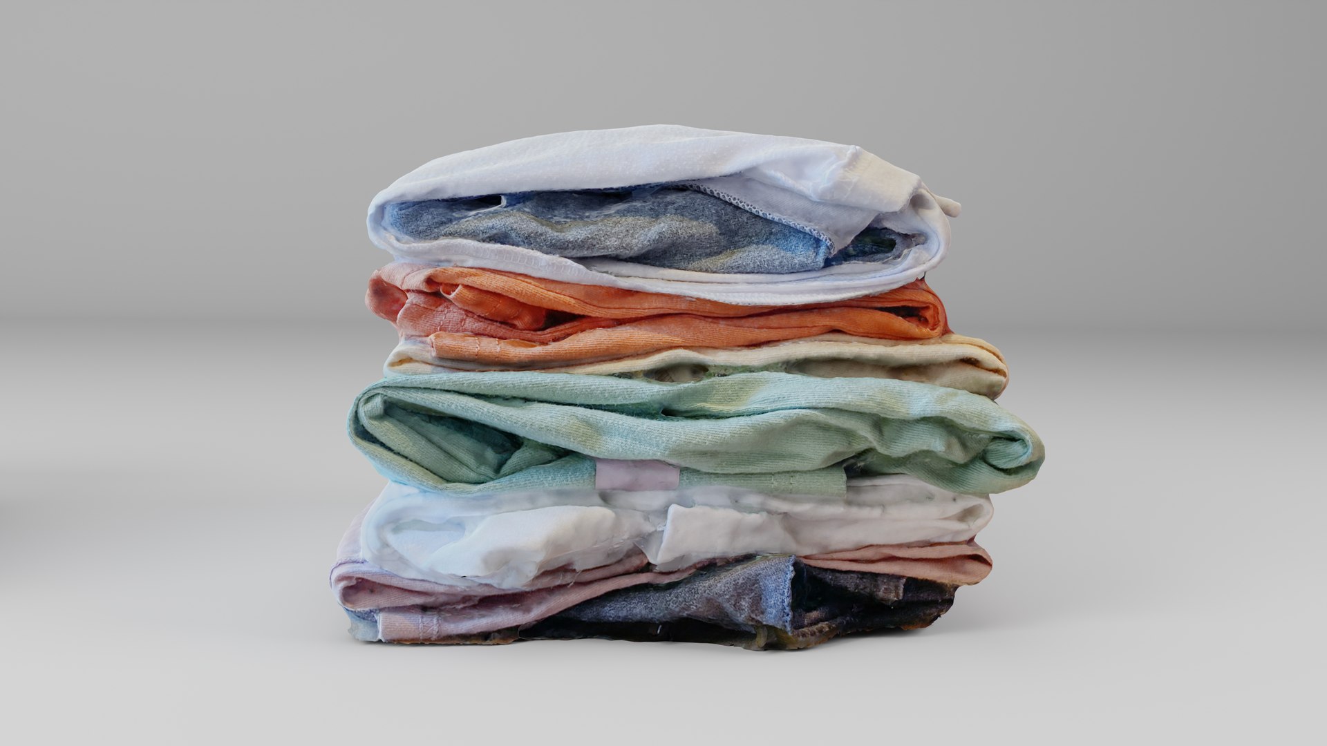 3D Folded Clothes - Mixed - 001 - TurboSquid 1914119