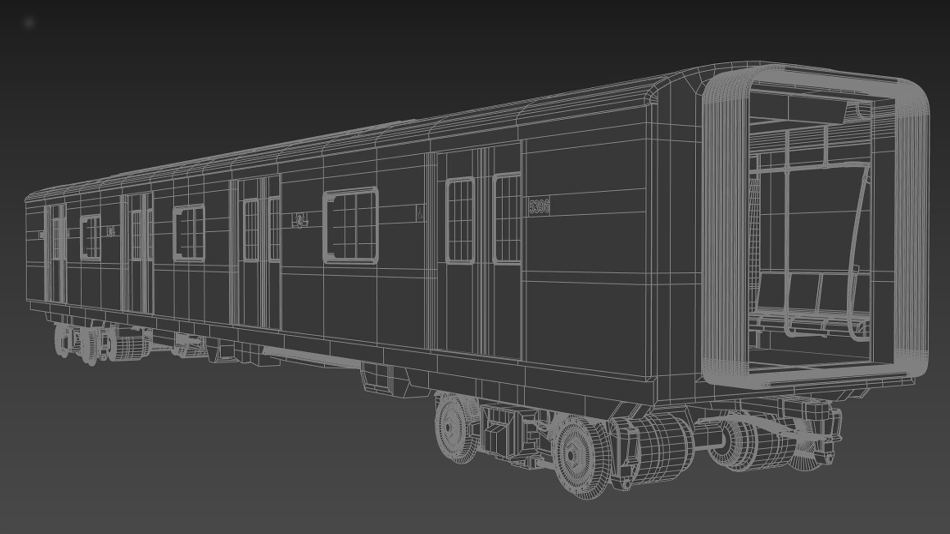 TTC Train car model - TurboSquid 1969779