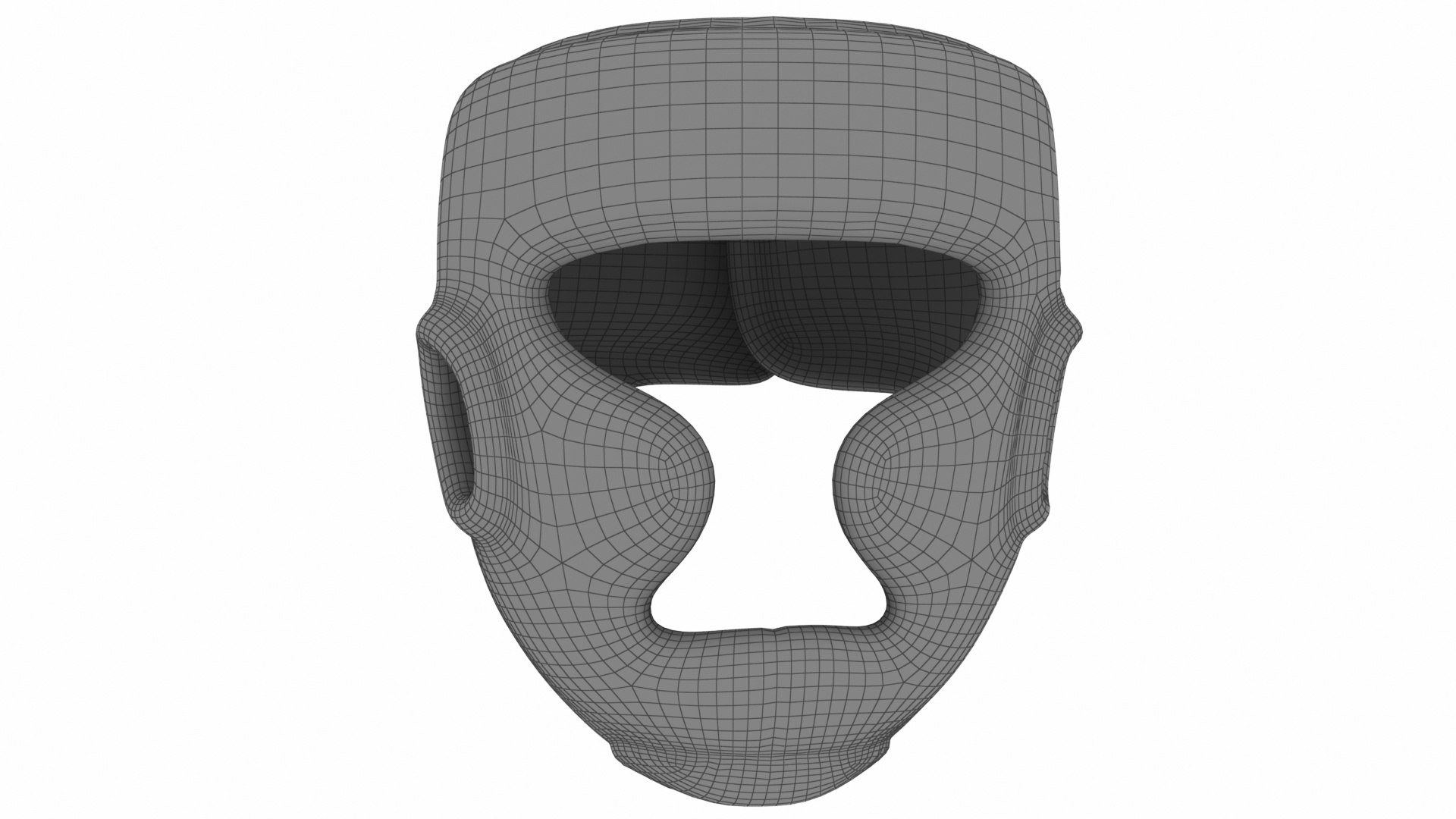 3D Model Boxing Head Gear Red - TurboSquid 1947803