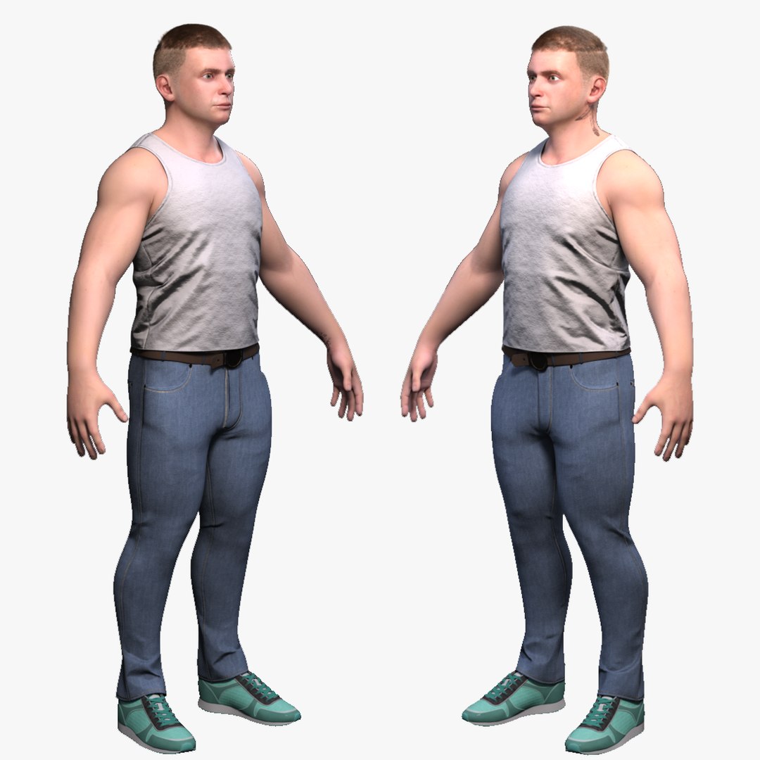 3D Realistic Man - TurboSquid 1384753