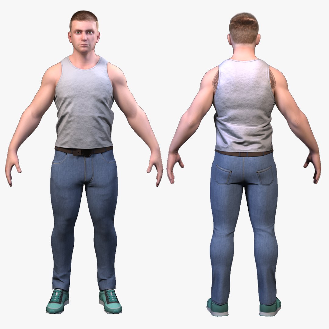 3D Realistic Man - TurboSquid 1384753