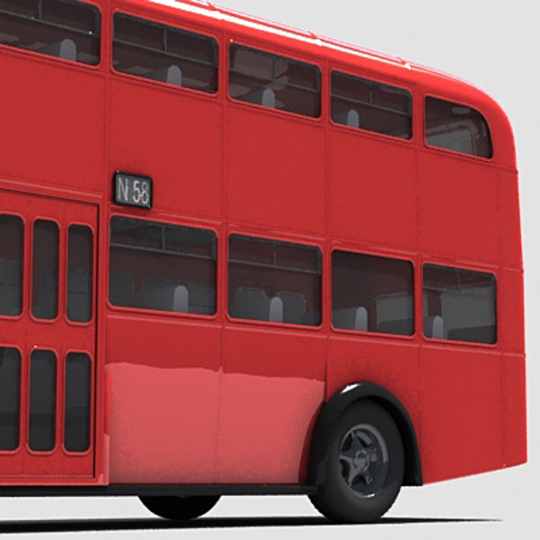 3d London Bus