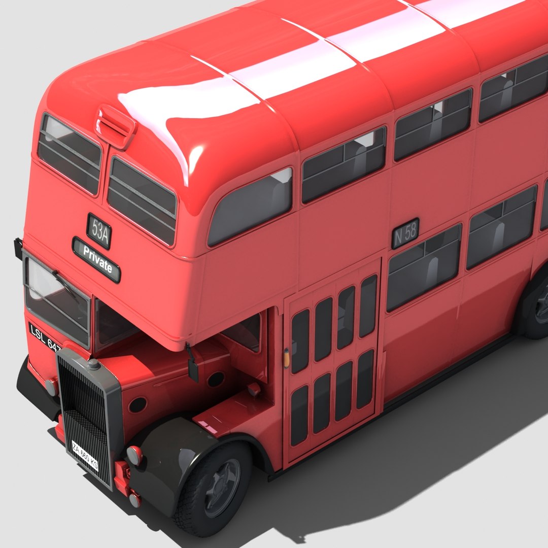 3d London Bus