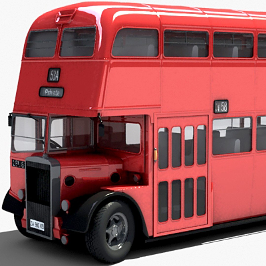 3d London Bus