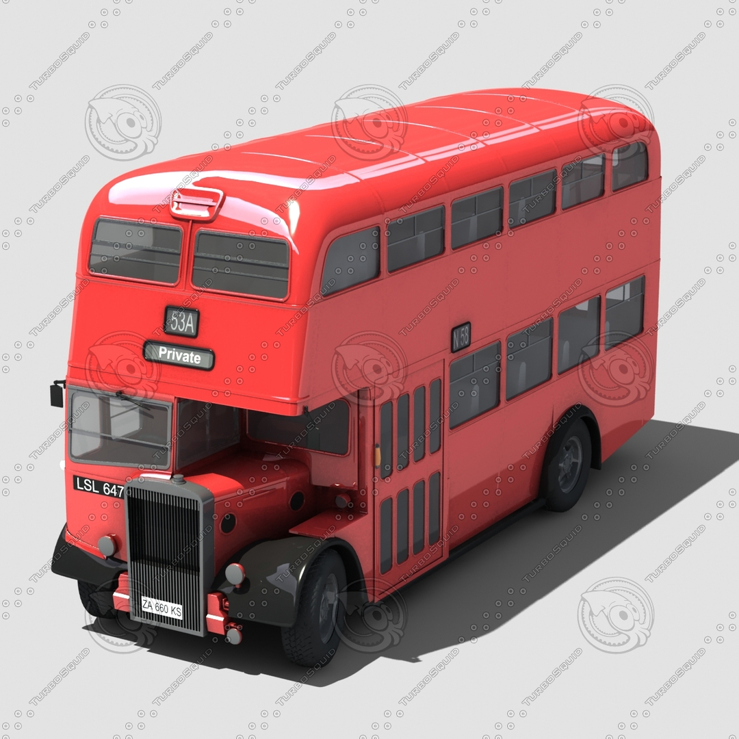 3d London Bus
