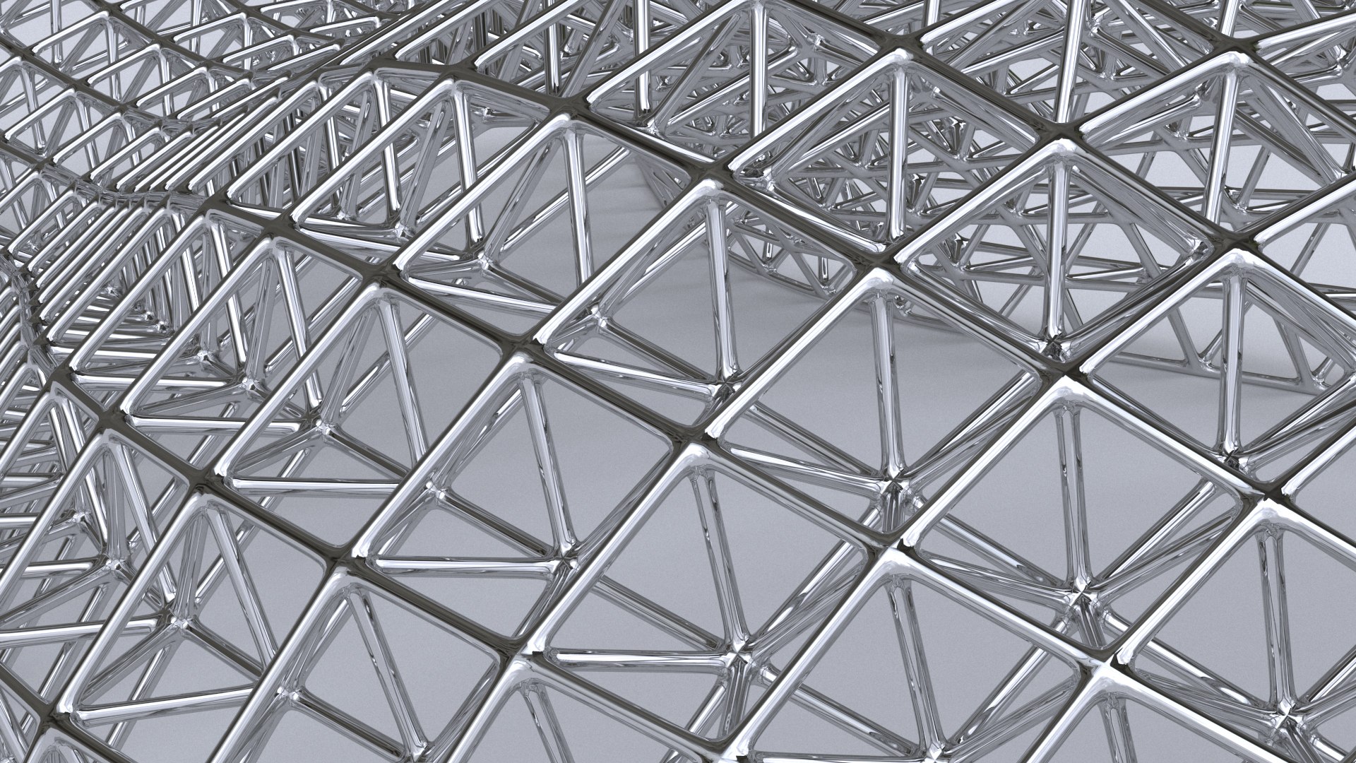Outdoor Truss Ripples Gridshell Waves 3D Model - TurboSquid 2351015