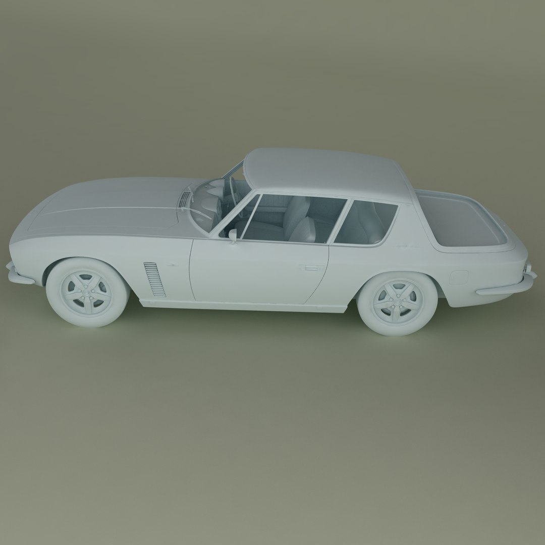 3d 1968 Jensen Interceptor Model