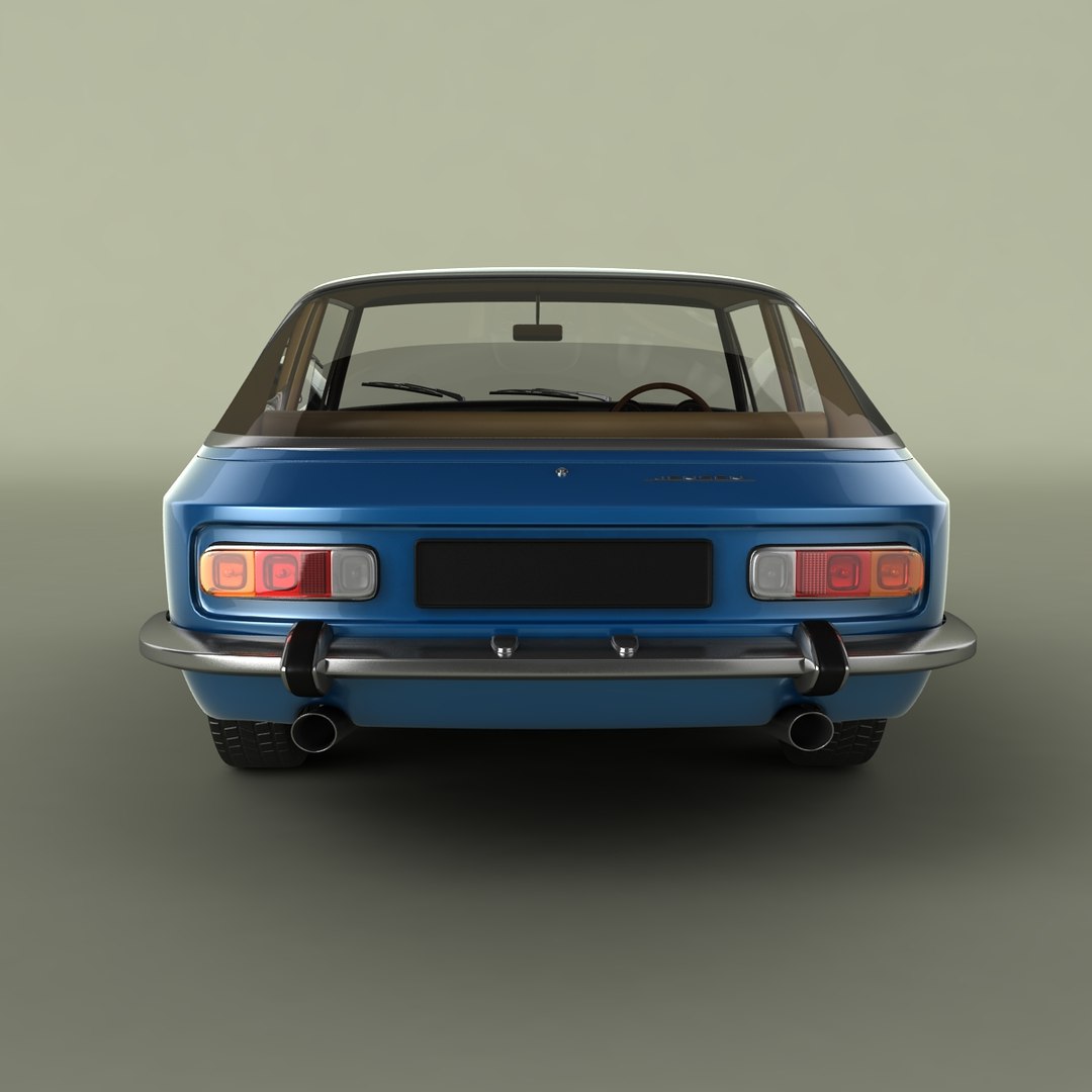 3d 1968 Jensen Interceptor Model
