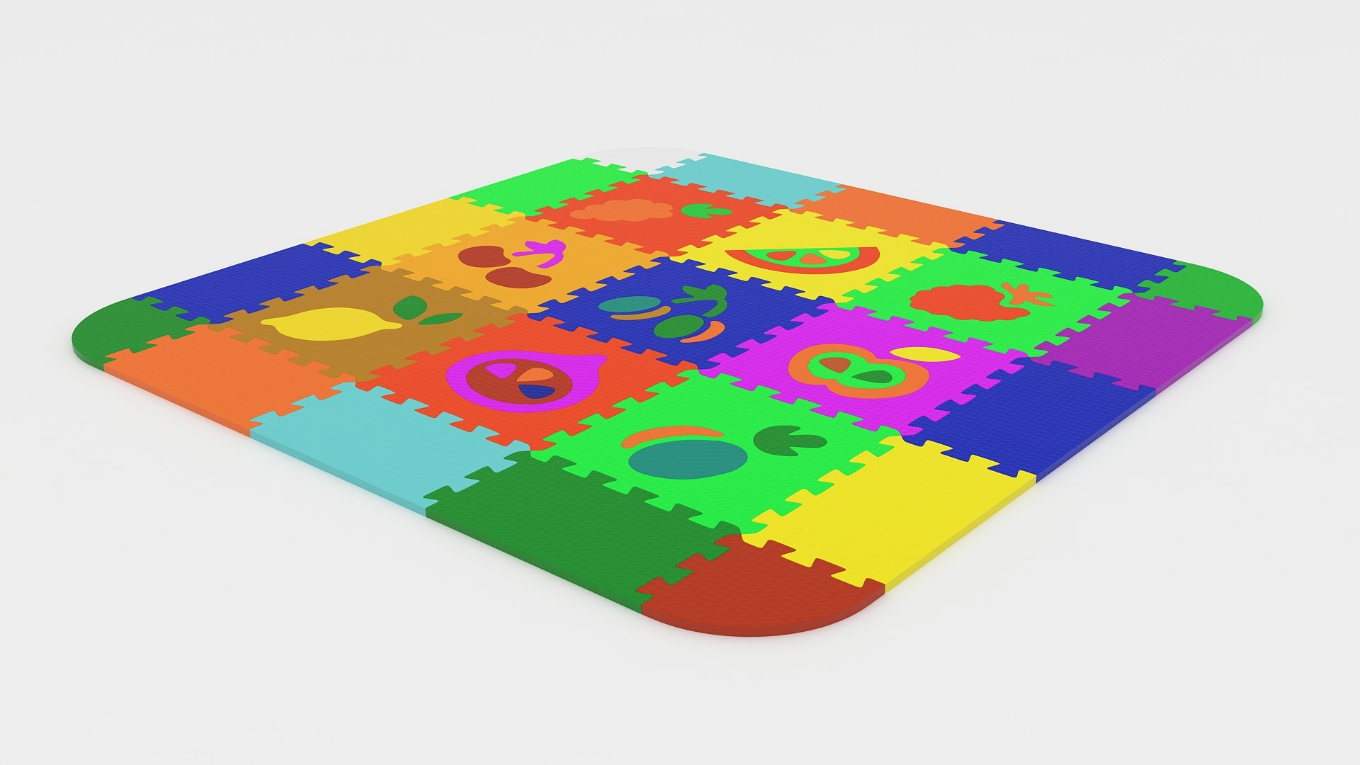 3D Children S Carpet Puzzle - TurboSquid 1483691